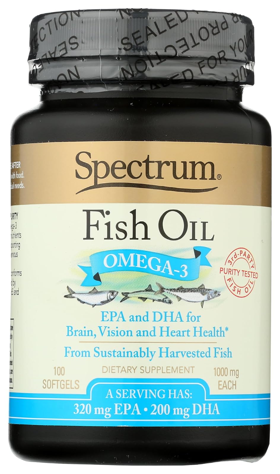 Spectrum Essentials fish oil softgels