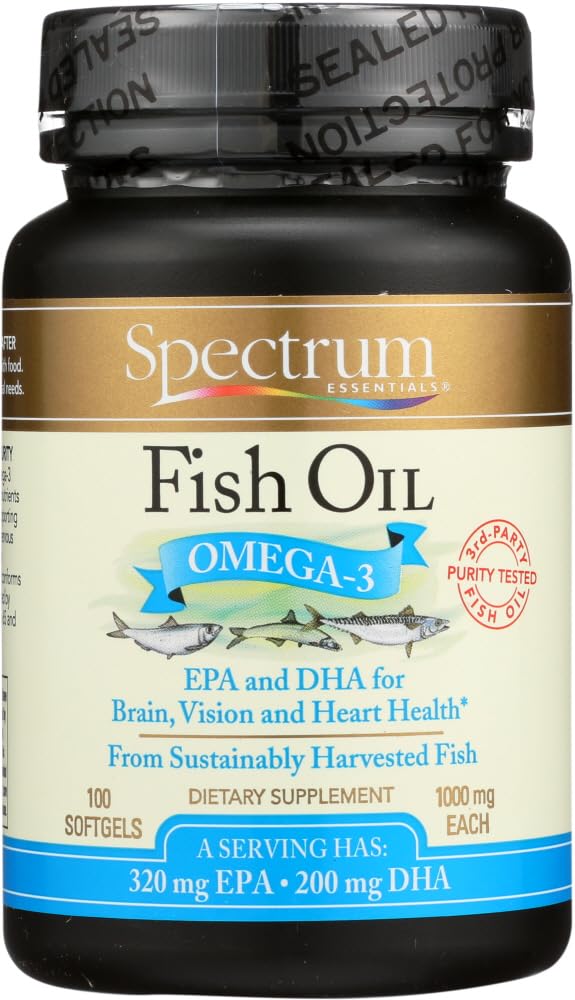 Spectrum Fish Oil 1000 mg softgels