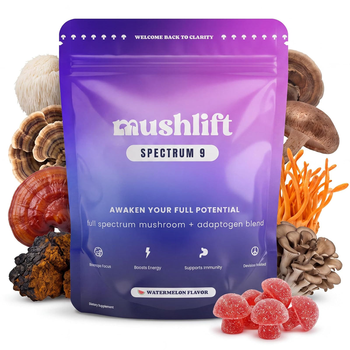 Spectrum mushroom gummies for wellness