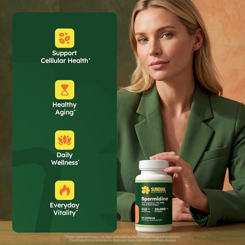 Spermidine 90 capsules for longevity support