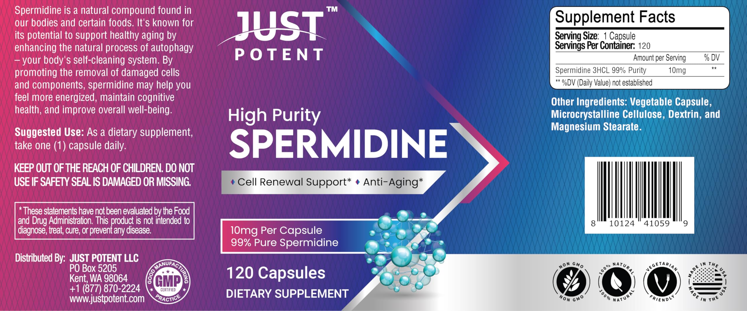spermidine capsules for daily nutrition
