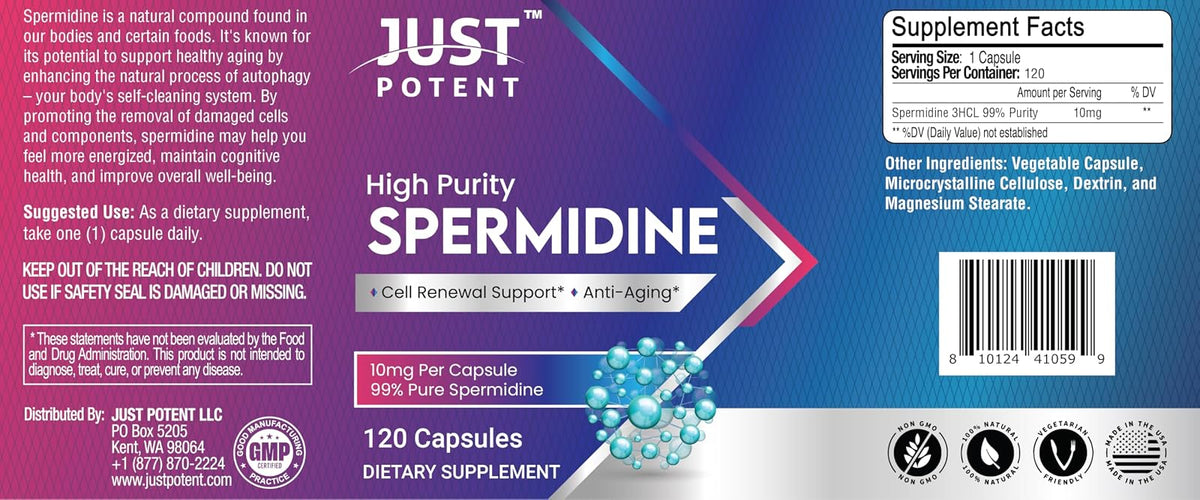 Spermidine capsules for improved energy