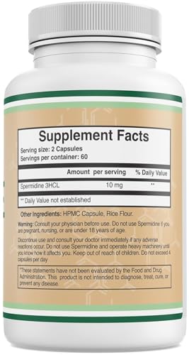 Spermidine capsules for vibrant hair growth