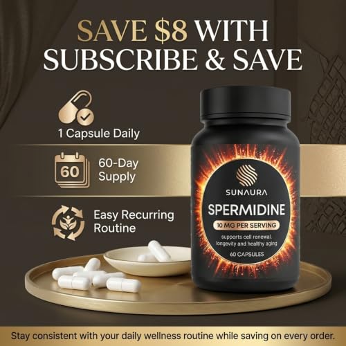 Spermidine capsules for wellness