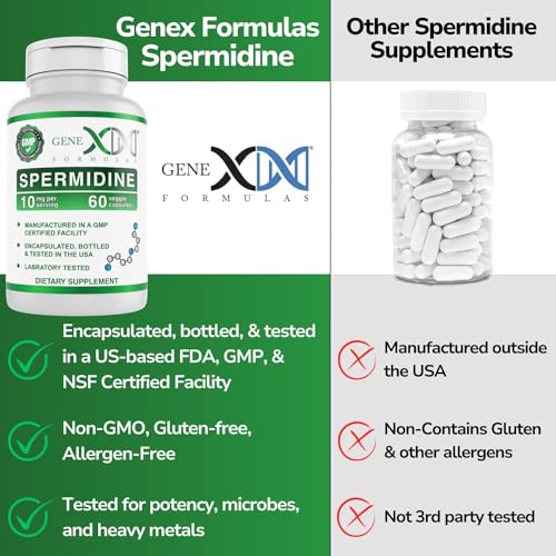 Spermidine for enhanced longevity