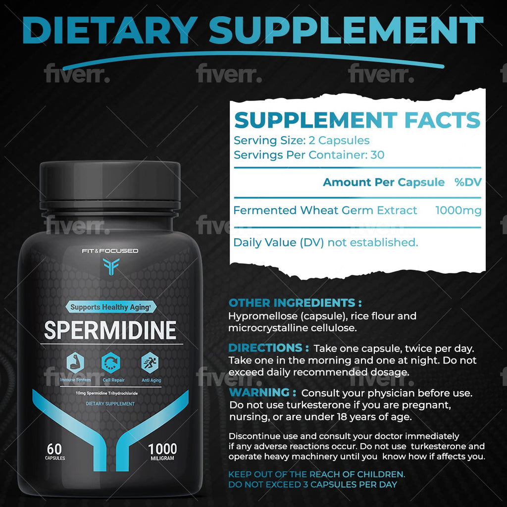 Spermidine for improved cognitive function
