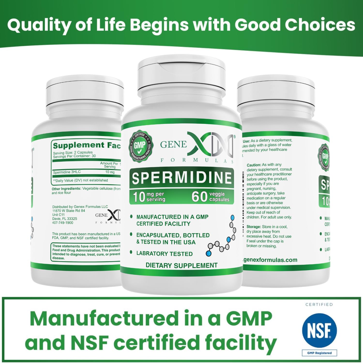 Spermidine for skin health and radiance