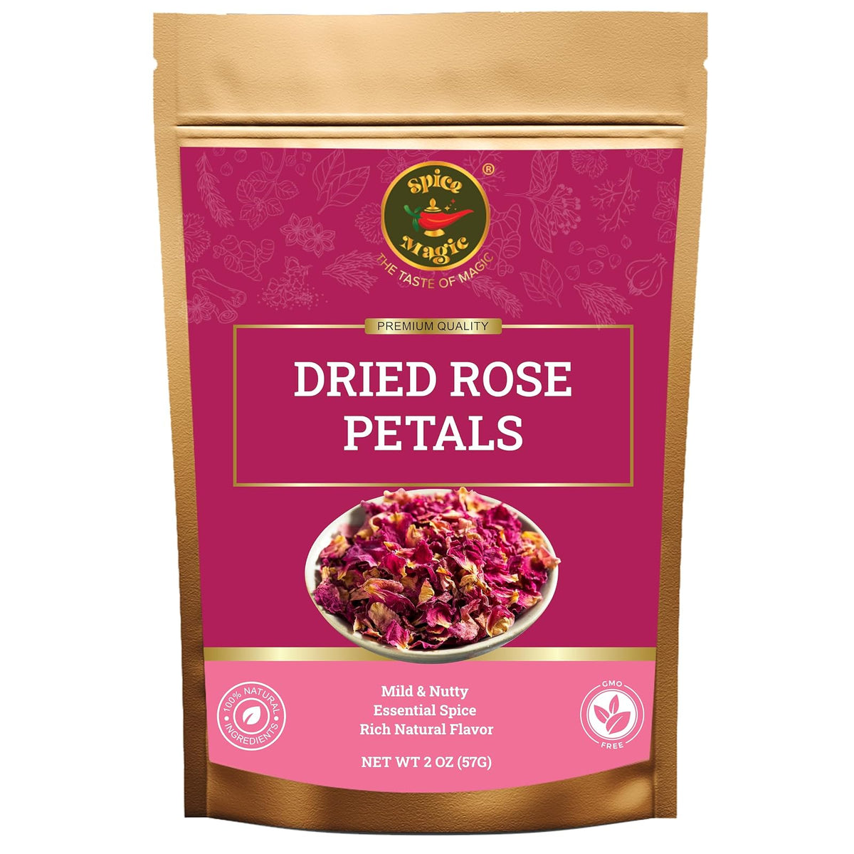Spice Magic dried rose petals for tea