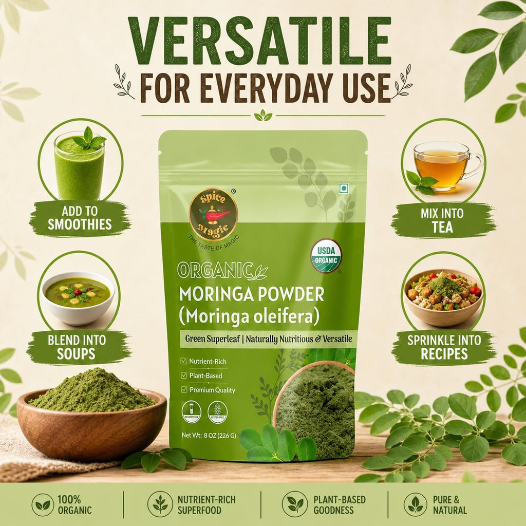 Spice Magic moringa powder benefits