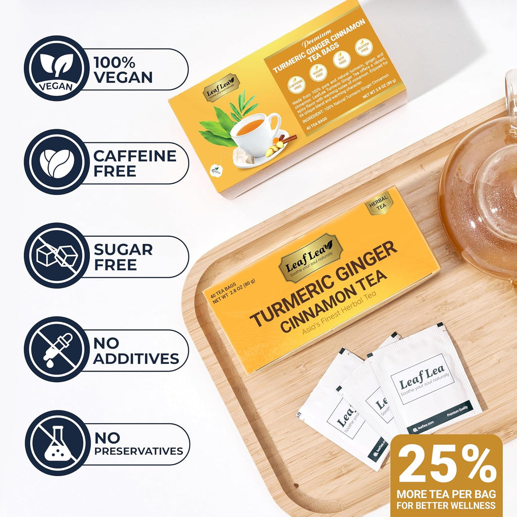 spiced ginger turmeric tea blend