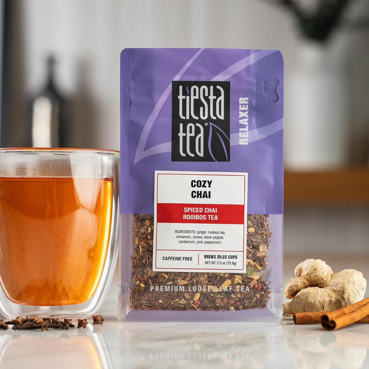 spiced rooibos tea for relaxation
