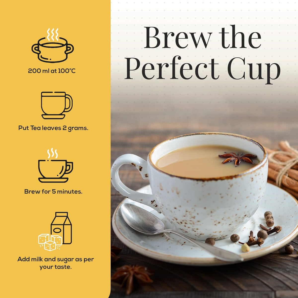 spicy aromatic Masala Chai tea blend