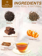 spicy black tea with warming cinnamon