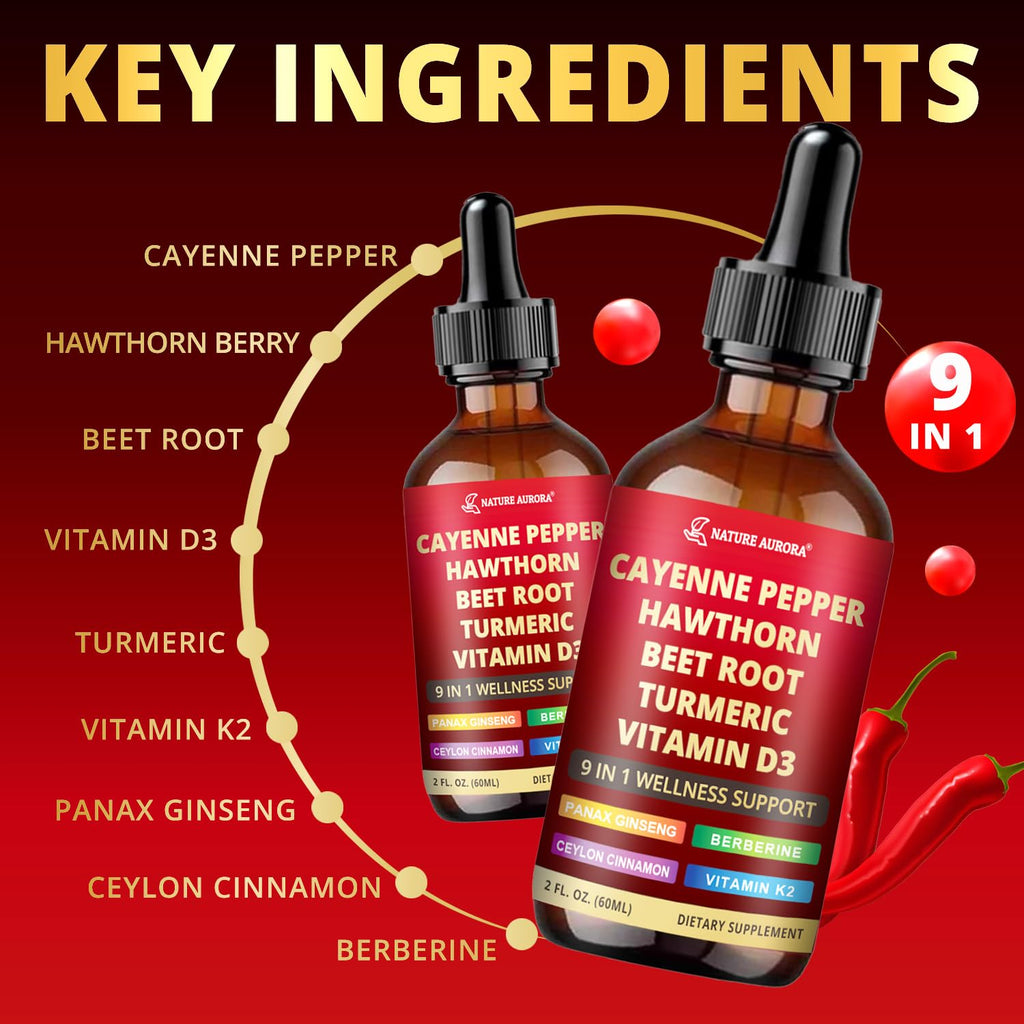 spicy cayenne drops for metabolism