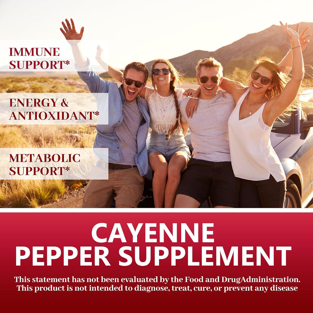 Spicy cayenne drops for wellness