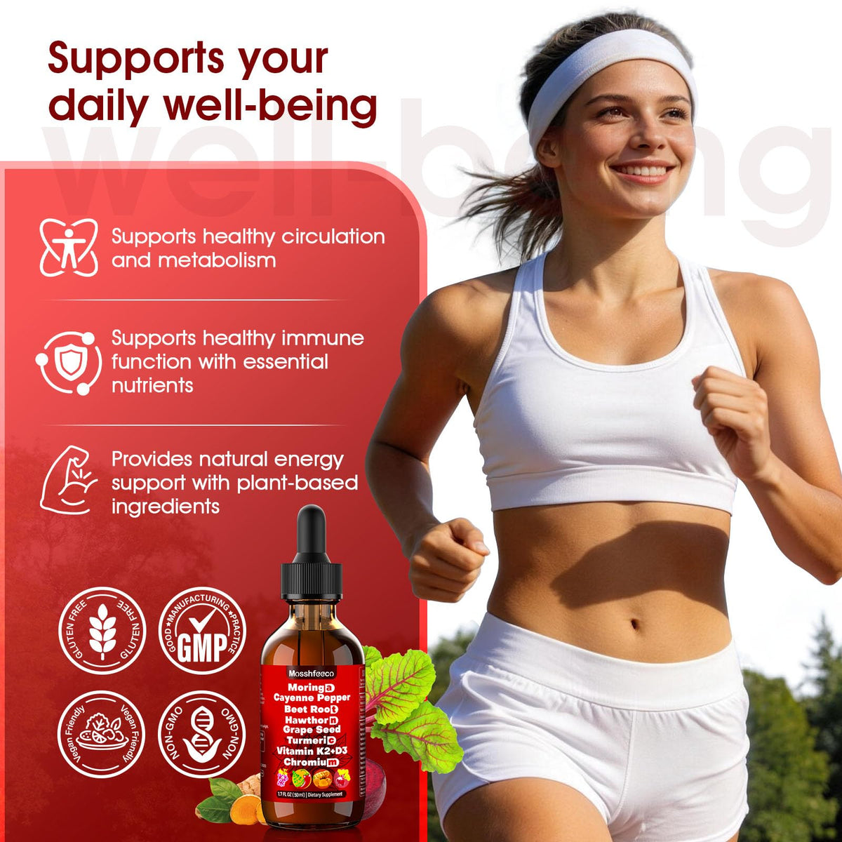 Spicy cayenne drops for wellness