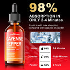 Spicy cayenne liquid for digestive health