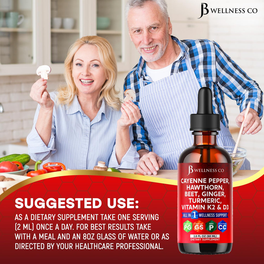 Spicy cayenne liquid for energy boost