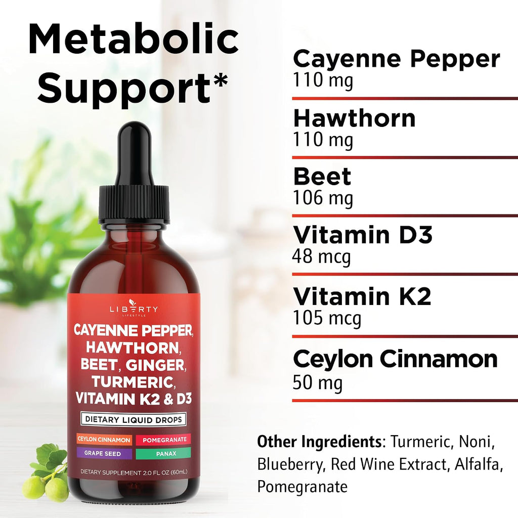 Spicy cayenne pepper drops for energy