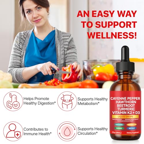 Spicy cayenne pepper liquid supplement