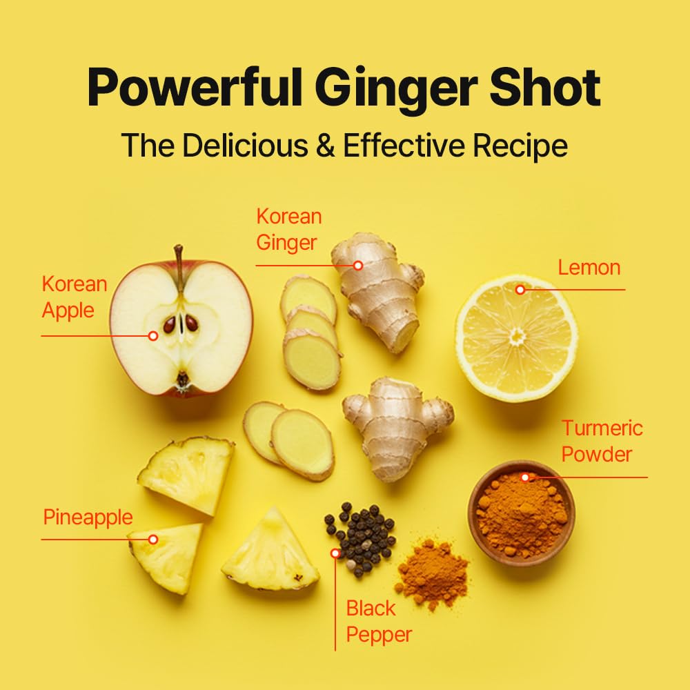 spicy ginger shot for wellness