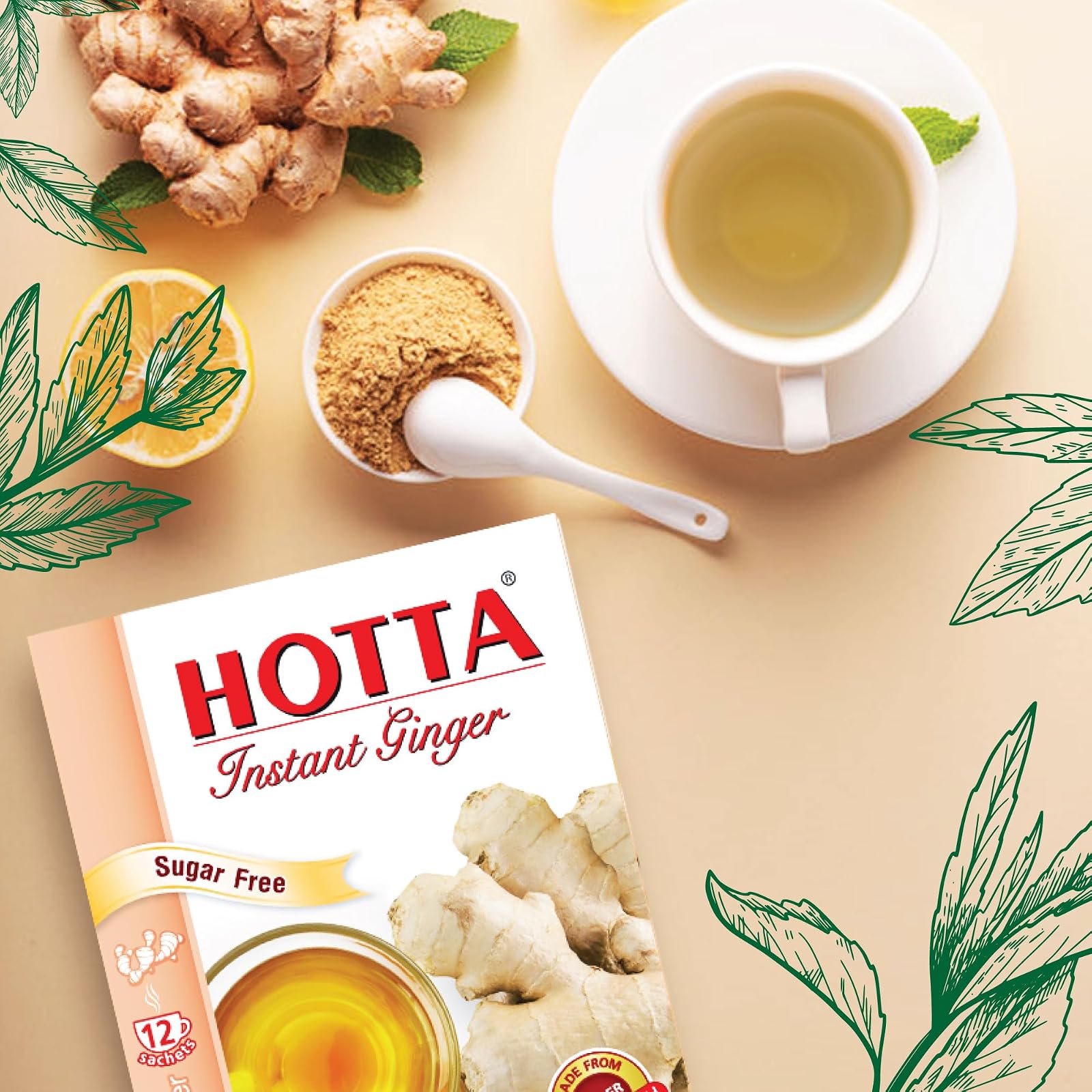 spicy ginger tea for warming comfort