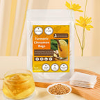 Spicy ginger tea with turmeric benefits
