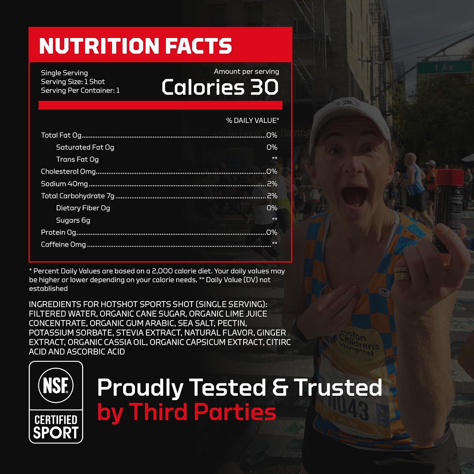 spicy mango electrolyte drink shot