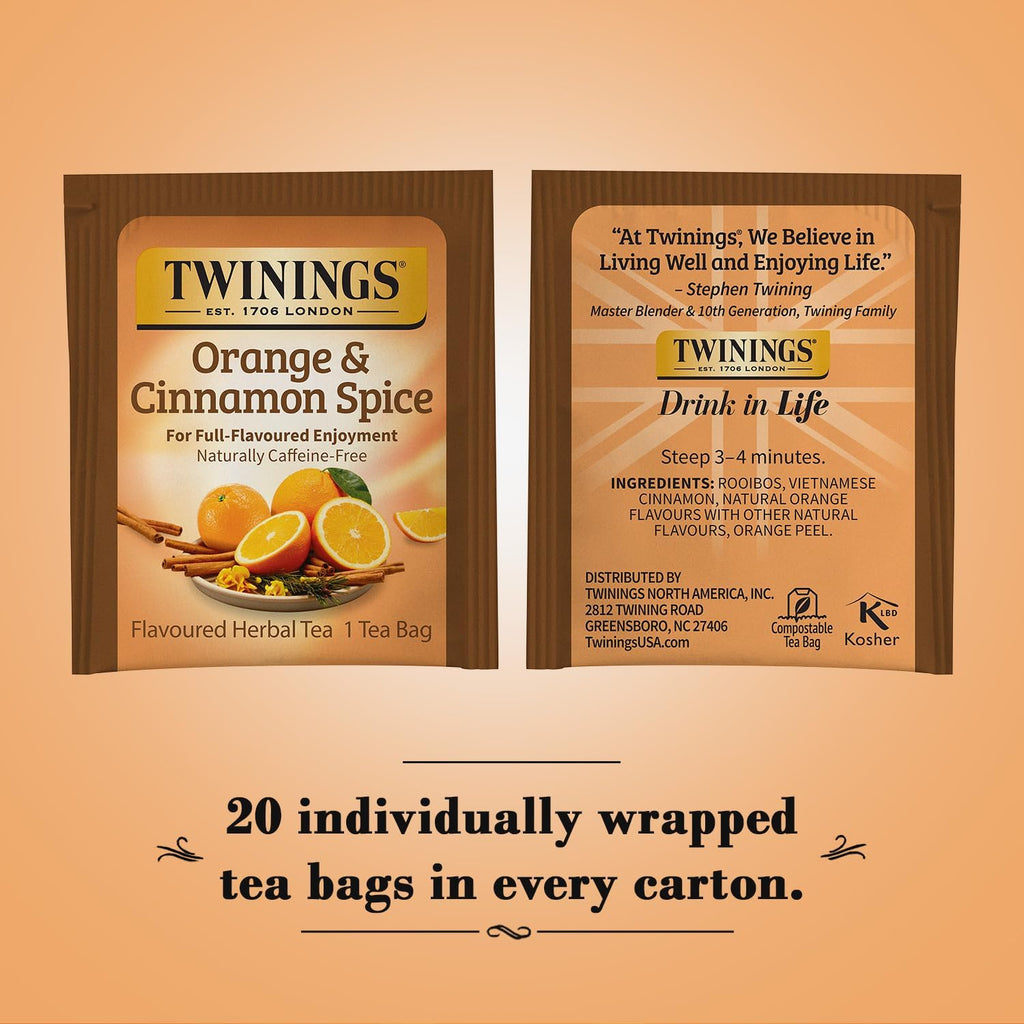 spicy orange herbal tea blend