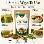 Spicy Organic Moringa for healthy recipes