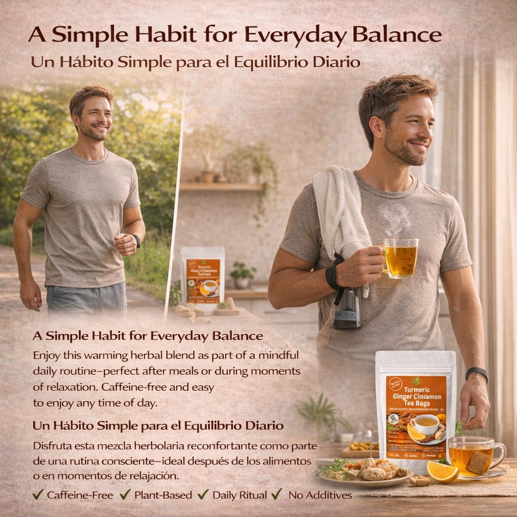 spicy turmeric ginger herbal infusion