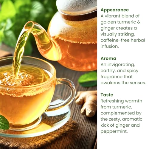 spicy turmeric ginger tea blend