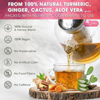 spicy turmeric ginger tea blend