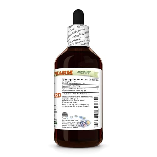 spikenard glycerite for healthy lifestyle