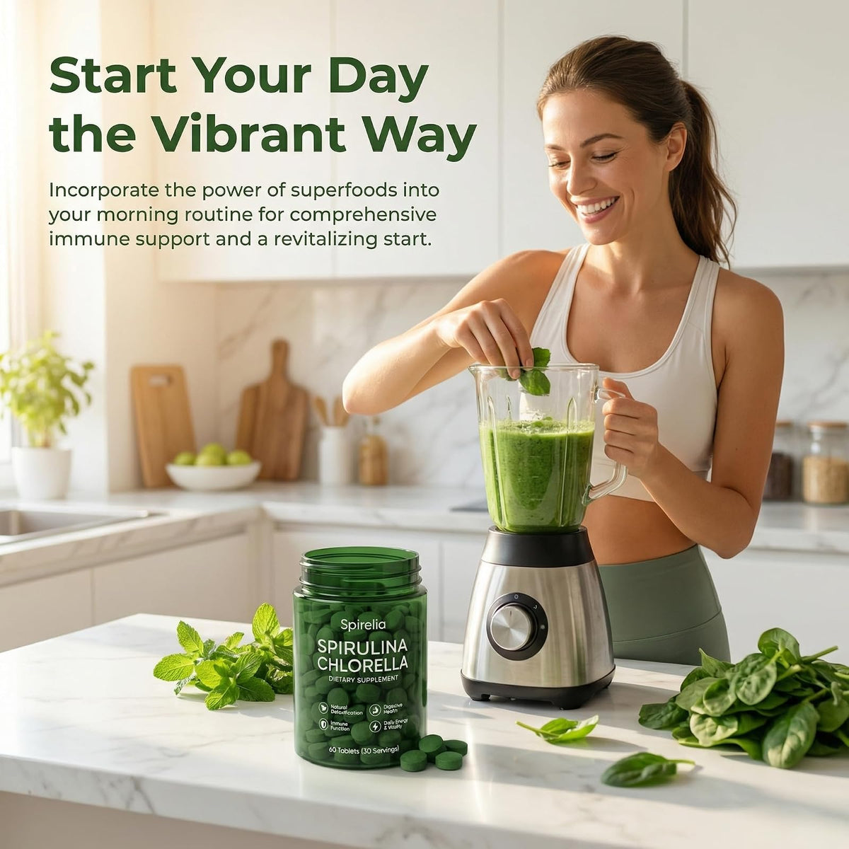 Spirelia herbal blend for wellness