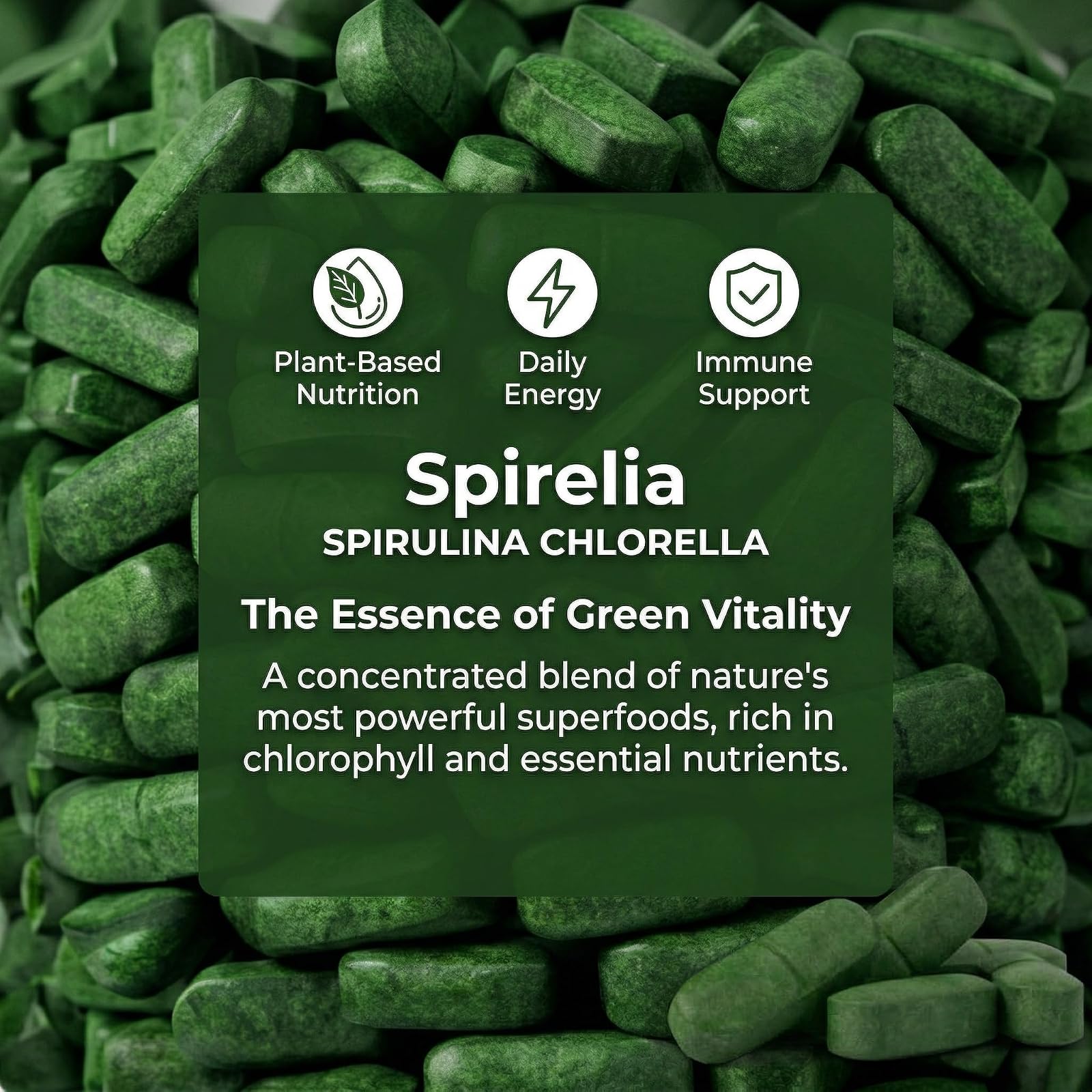 Spirelia herbal tablets for vitality