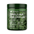 Spirelia spirulina and chlorella capsules