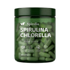 Spirelia spirulina and chlorella capsules