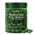 Spirelia spirulina chlorella health tablets