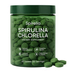 Spirelia spirulina chlorella health tablets