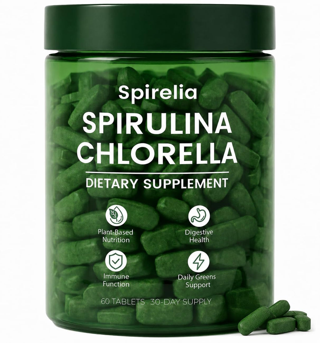 Spirelia spirulina tablets for energy