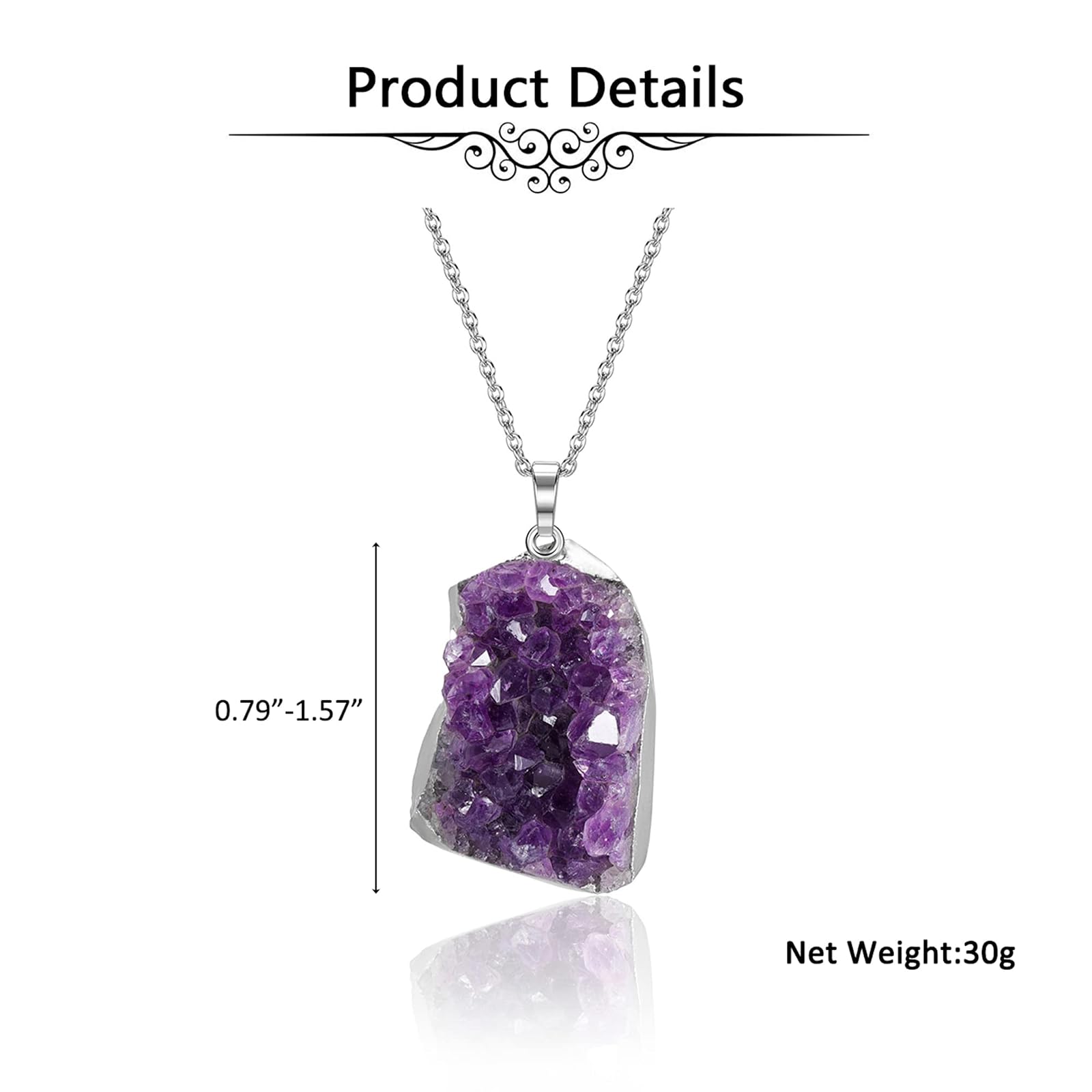 spiritual energy amethyst jewelry