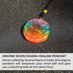 spiritual healing orgonite pendant