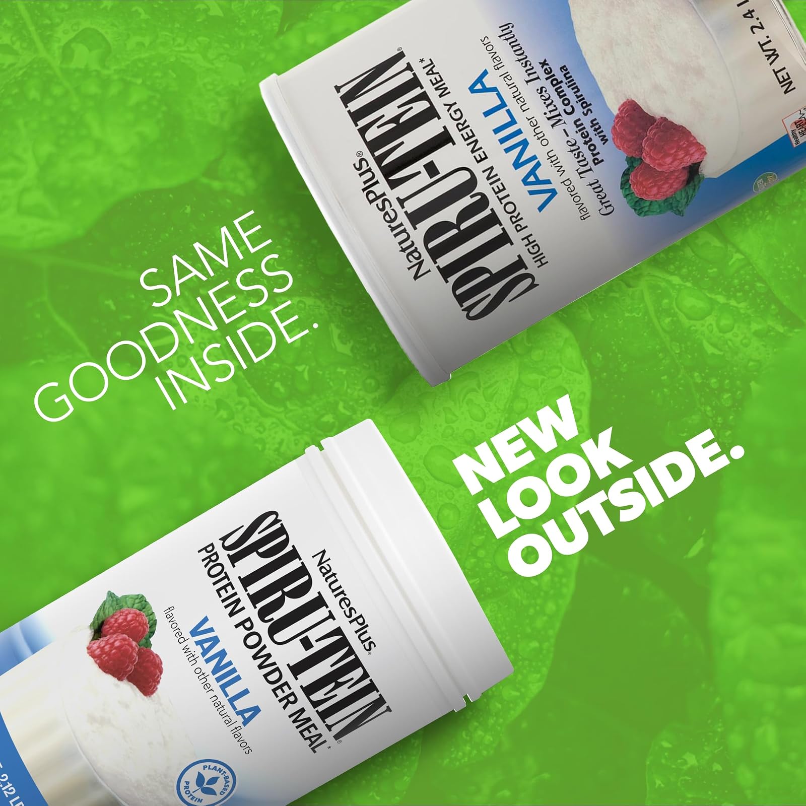 Spiru-Tein vanilla protein supplement