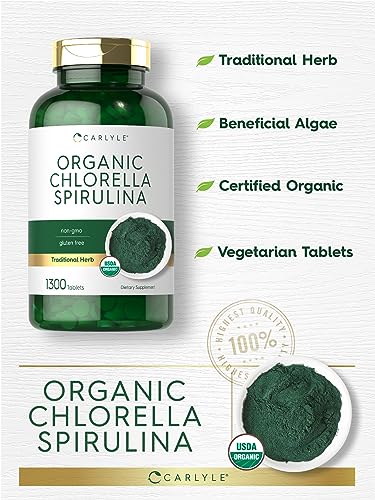 Spirulina and chlorella for nutrient boost