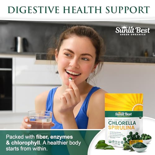 spirulina and chlorella for vitality