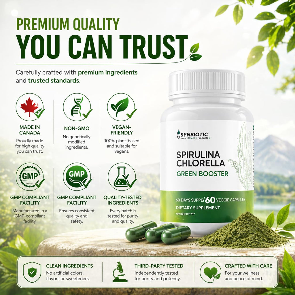 spirulina and chlorella for vitality