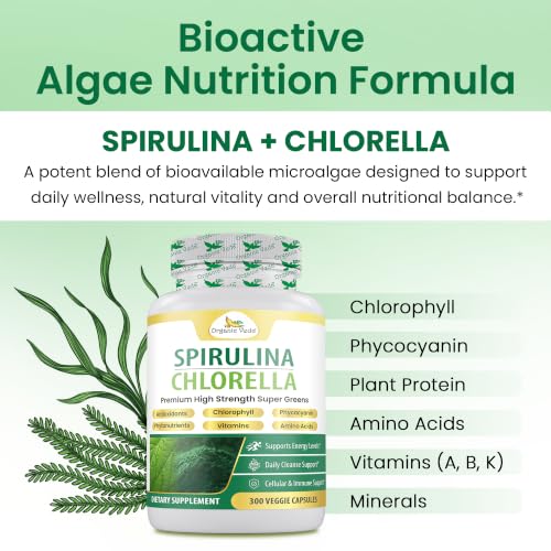 spirulina and chlorella health benefits