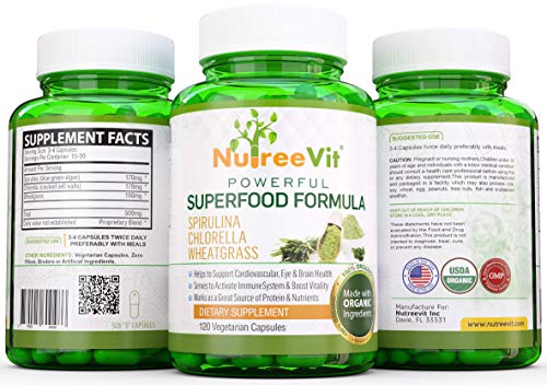 spirulina and chlorella superfood blend