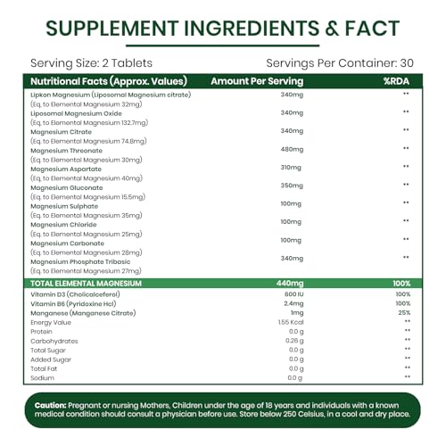 spirulina and moringa magnesium blend